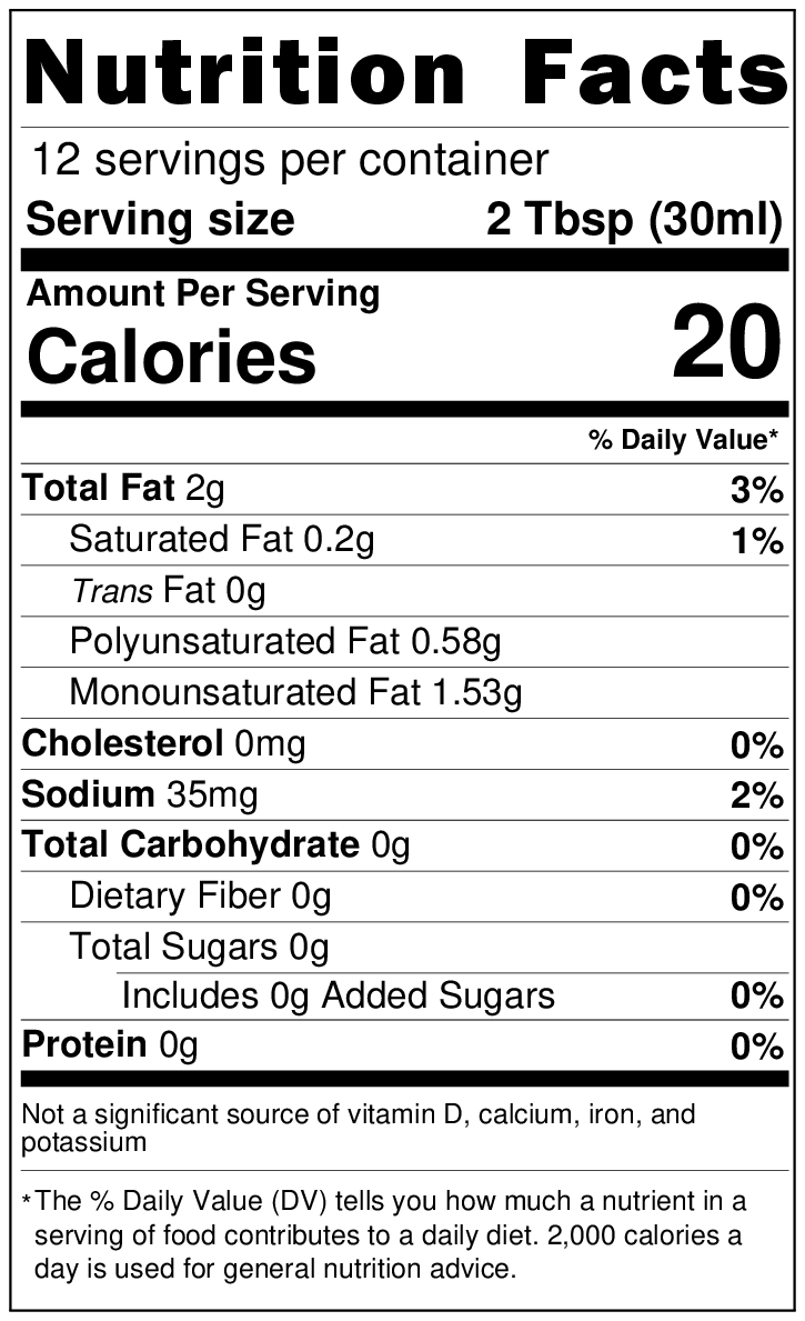 Big Mama's Calamondin Vinaigrette - Vegan, Gluten-Free 20 Calories